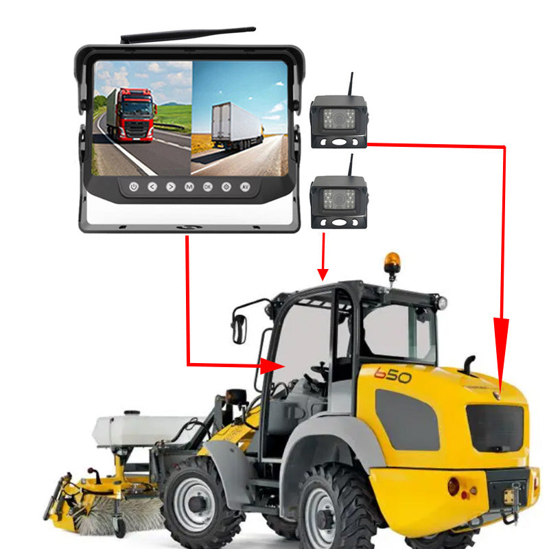 Wireless 7inch Metal Waterproof Display with Camera Kit – Leesencamera