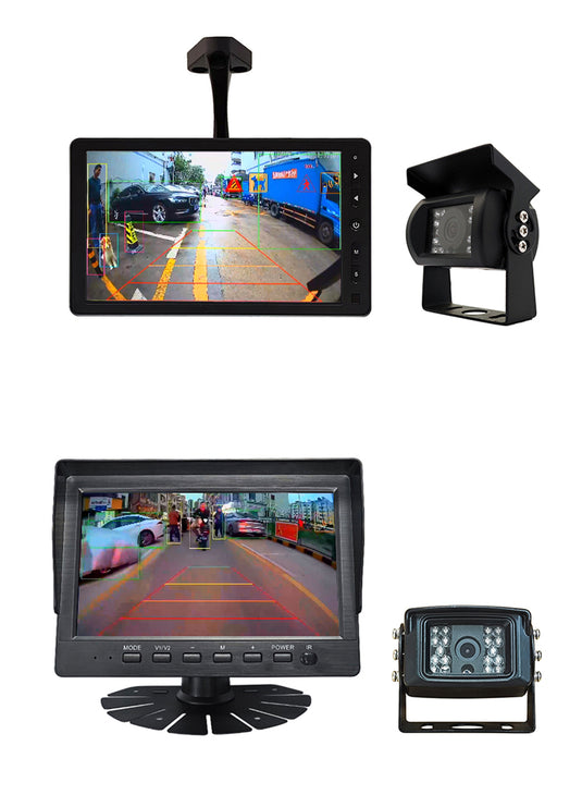 vehicle cameras, MDVR monitor and parking sensor,360 bird view system ...